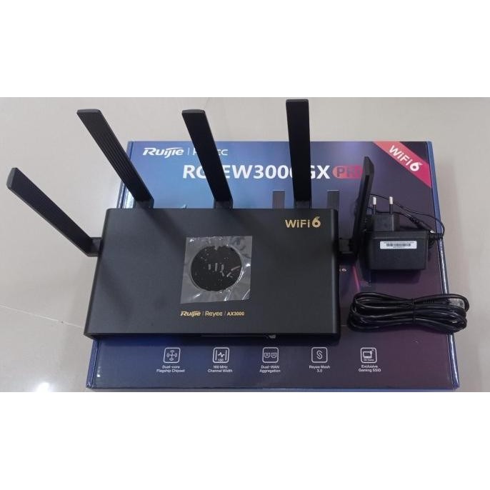 Jual BEBAS ONGKIR - Ruijie Reyee RG-3000GX PRO wifi6 dual band gigabit ...