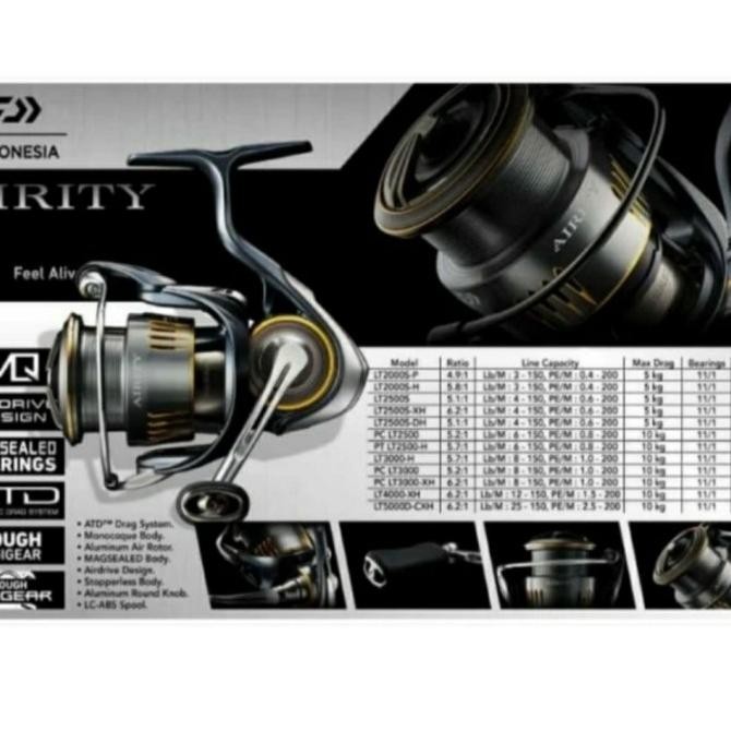 Jual New Reel Daiwa Airity 23 LT 2000/2500/3000/4000/5000 - Made in Japan | Shopee Indonesia