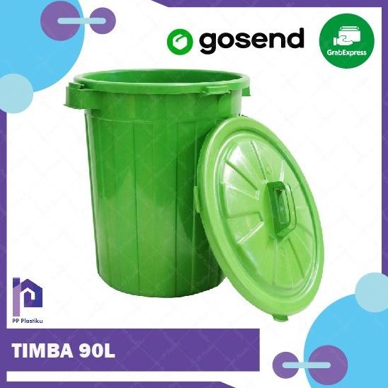 Jual Timba 90L + Tutup / Tong Air 90 Liter / Ember / Tong Sampah ...