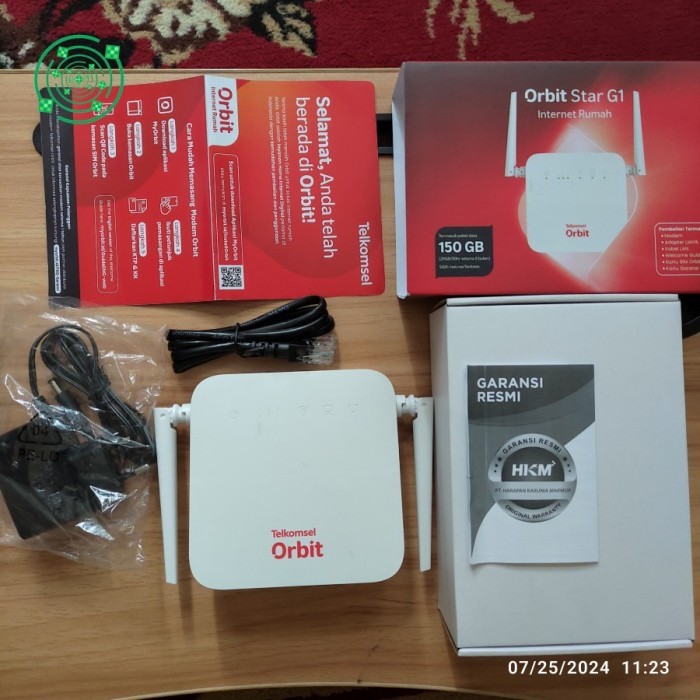 Jual Modem Orbit Telkomsel CPE Star G1 Wifi Internet 4G Hi Speed Router ...