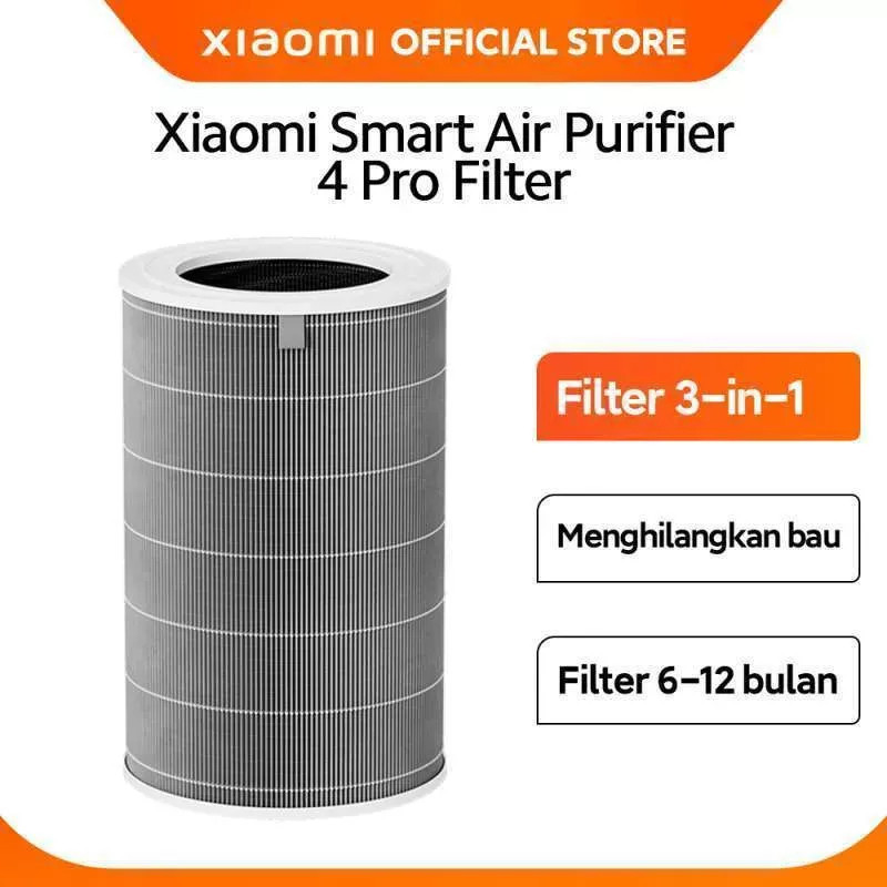 Jual Xiaomi Official Air Purifier 4 Pro Filter | Menyaring Secara 360 ...