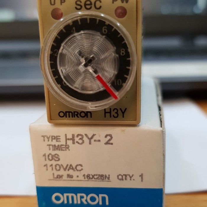 Jual Mini Timer Omron H3Y-2 10S / 10 Detik / 110V / 220V / 24Vdc | Shopee Indonesia