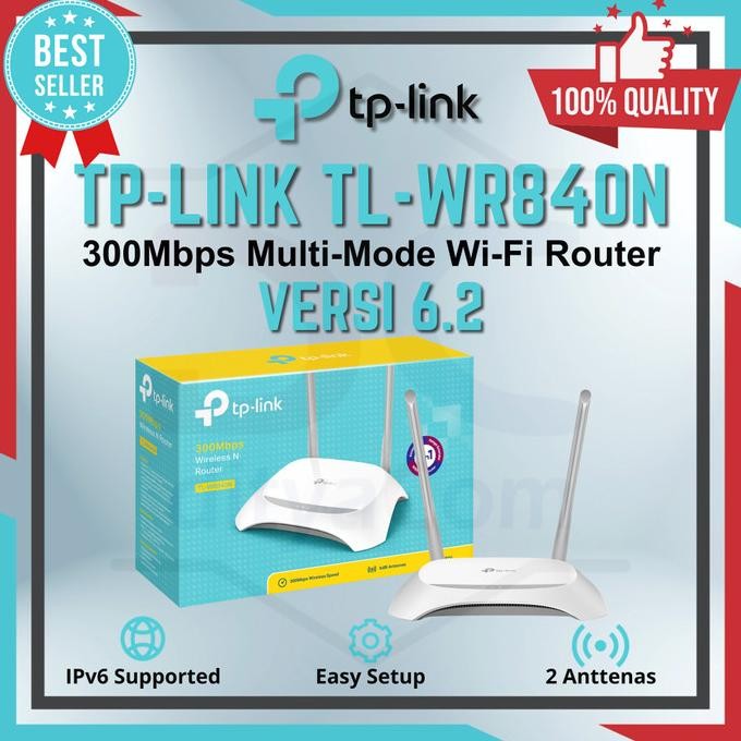 Jual TP-LINK WR840N Wi-Fi Router 300Mbps Wireless N Speed | Shopee ...