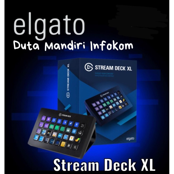Jual Elgato Stream Deck XL - 32 LCD Keys Live Streaming Controller ...