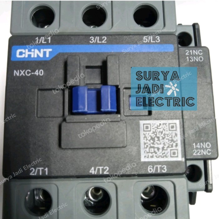 Jual TERMURAH - Contactor CHINT NXC-40 220V Kontaktor CHINT NXC 40 18,5KW 3 Phase 220V | Shopee ...
