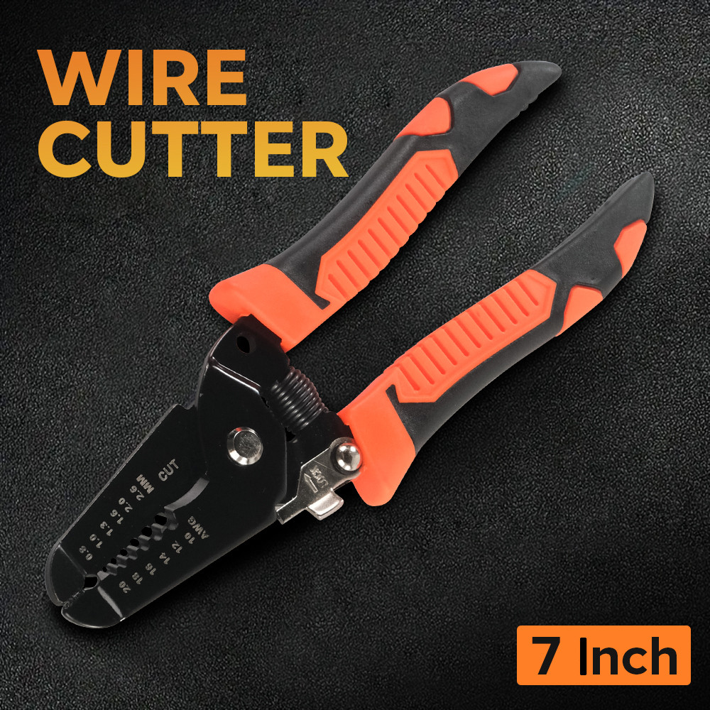 Jual Tang Pemotong Kawat Listrik Multifungsi Wire Cutter 7 Inch ...