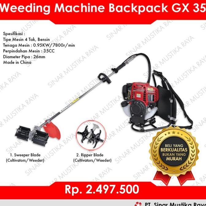 Jual Mesin Pertanian Bajak & Gembur Tanah, Mini Traktor - Junsen Gx-35 ...