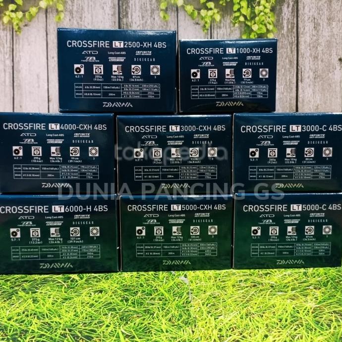 Jual Reel Spinning Daiwa Crossfire LT 4BS 2022 NEW Pilih Ukuran | Shopee Indonesia