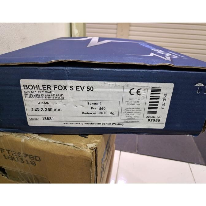 Jual Terjangkau Kawat Las Stick Bohler Fox S Ev50 E7018-H4R | Shopee Indonesia