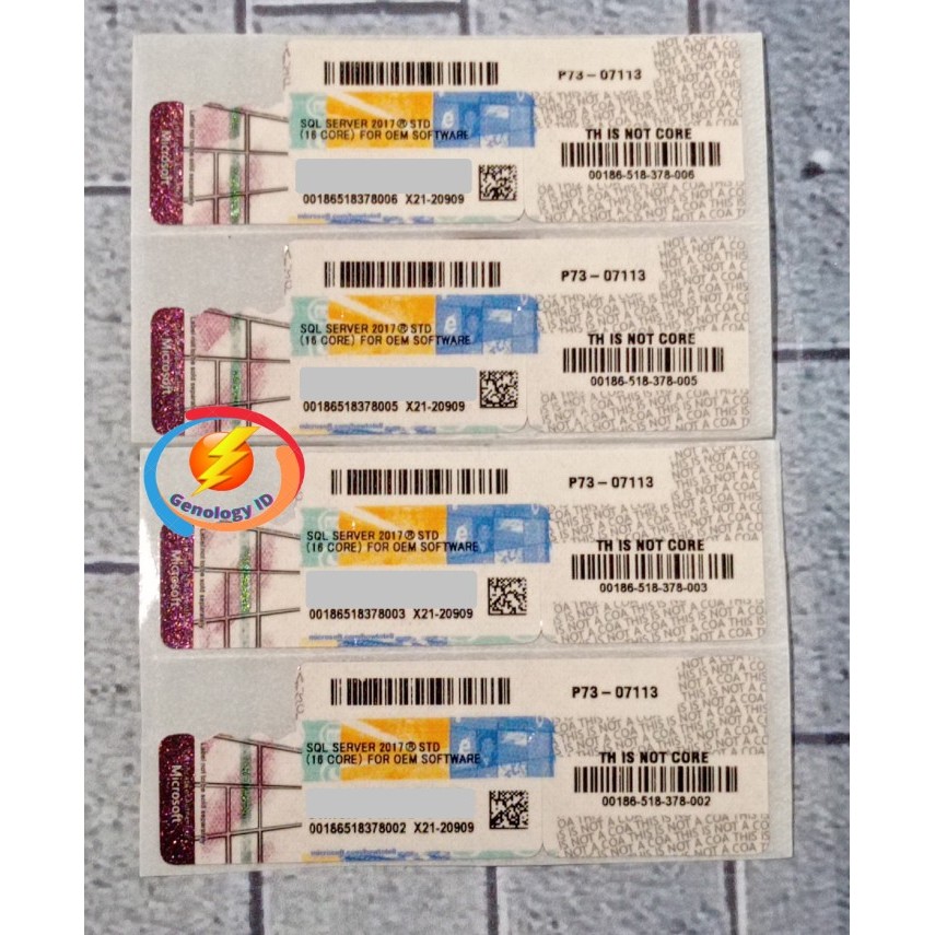 Jual Microsoft SQL Server 2017 Standard 16 Core Unlimited CAL Lifetime ...