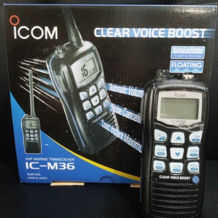 Jual HT ICOM IC-M36 MARINE VHF ORIGINAL | Shopee Indonesia
