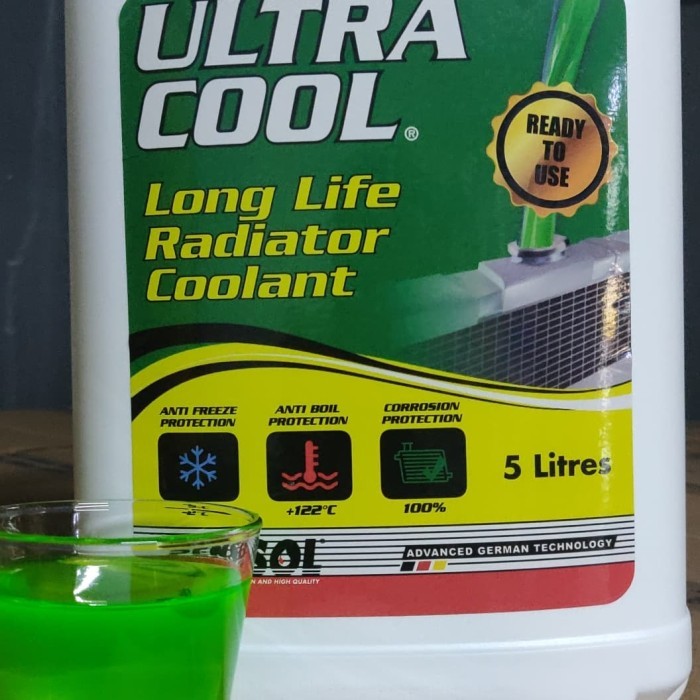 Jual PENSOL ULTRA COOL RADIATOR COOLANT AIR RADIATOR HIJAU STABILO (5L ...