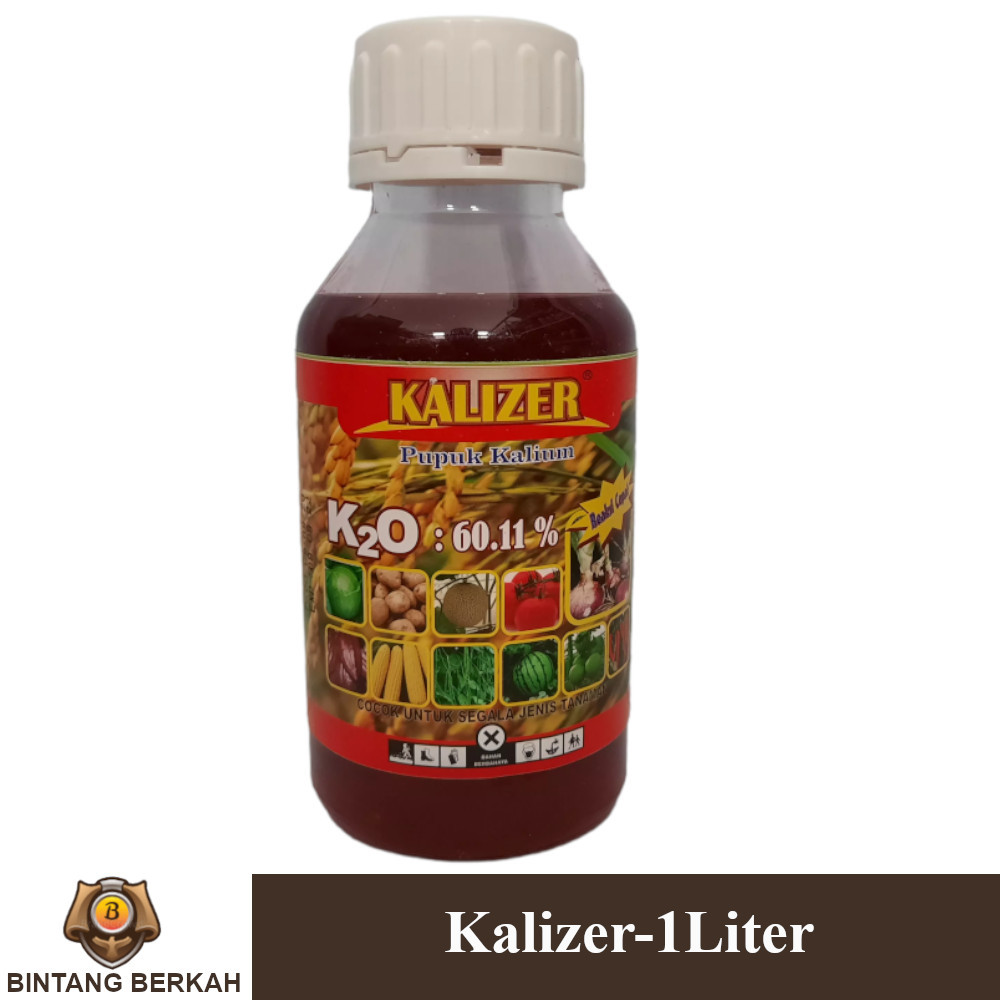 Jual Kalizer 1 Liter Pupuk KCL Cair Penambah Bobot Padi Pertanian | Shopee Indonesia