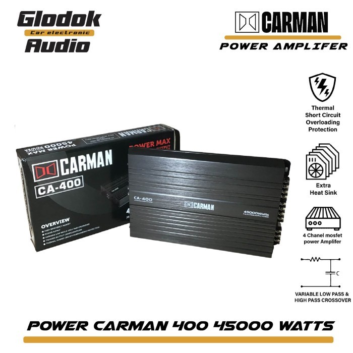 Jual Power Mobil Carman CA 400 45000 Watt max power | Shopee Indonesia