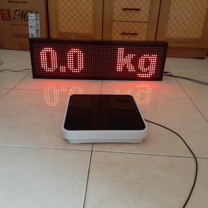 Jual Timbangan Digital Running Text P10 Arduino Loadcell Scale Auto ...