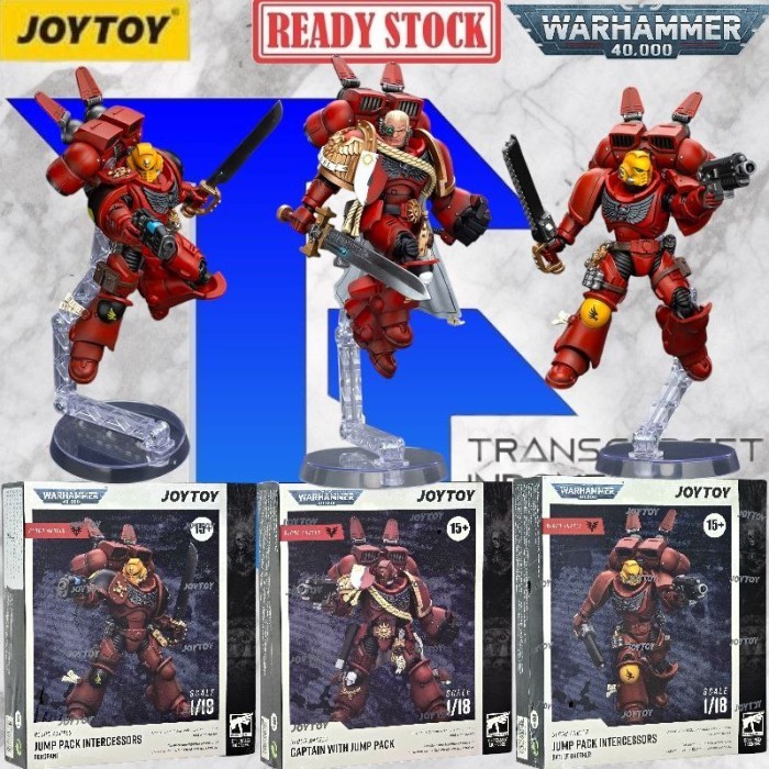 Jual JOYTOY Warhammer 40K Blood Angels Captain With Jump Pack JT4997 ...