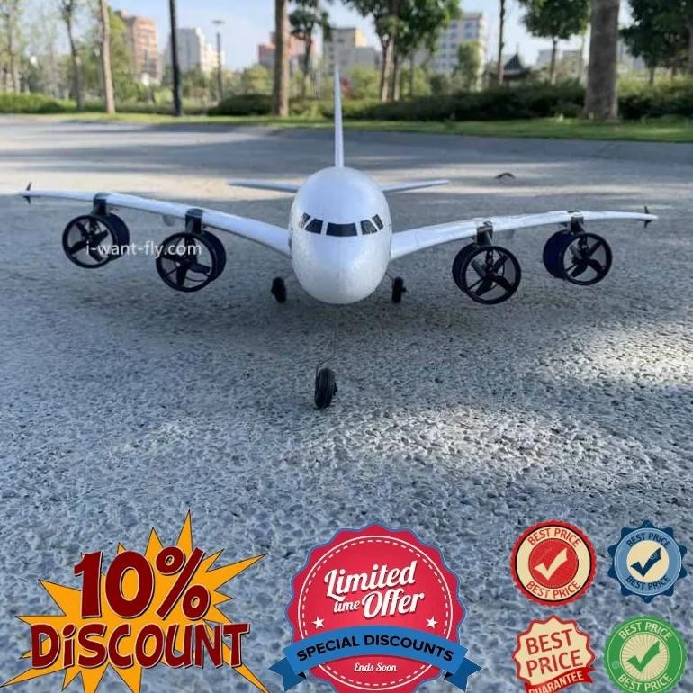 Jual Promo RC Plane Airbus A380 RC Airplane | edf jet rc plane | Radio ...