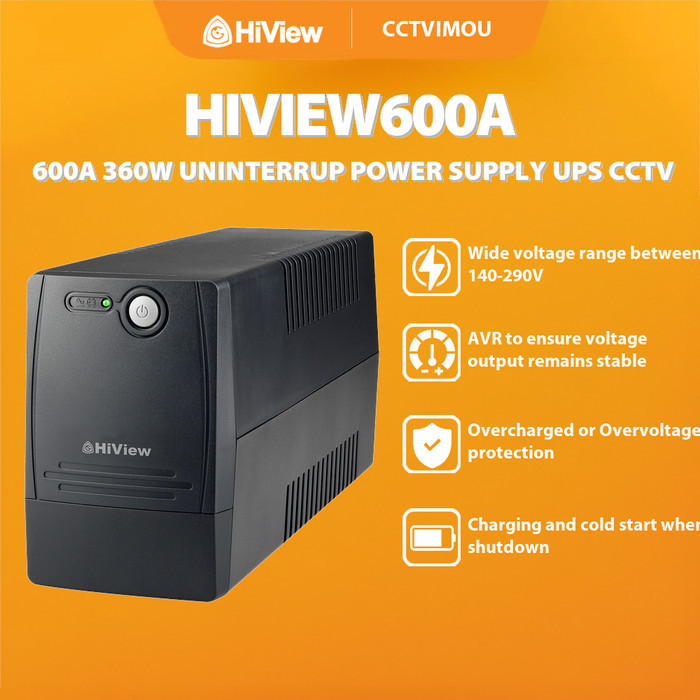 Jual HIVIEW HIVIEW600A 600A 360W UNINTERRUPTIBLE POWER SUPPLY UPS CCTV Good Quality | Shopee ...