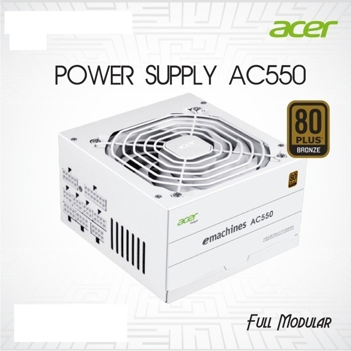 Jual Acer Power Supply AC550 Bronze 550W Full Modular Good Quality ...