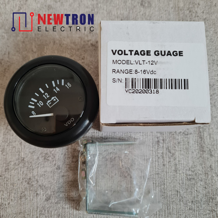 Jual Voltage Gauge 12V Vdo Vlt-12V Volt Gauge Meter | Shopee Indonesia