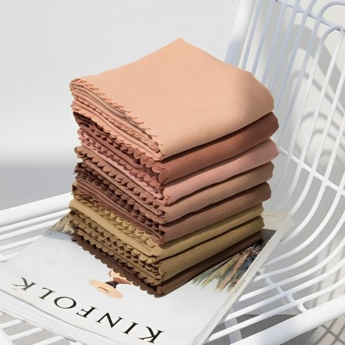 Jual Jilbab Bella Square Laser cut Polycotton Kerudung Jilbab Segi ...