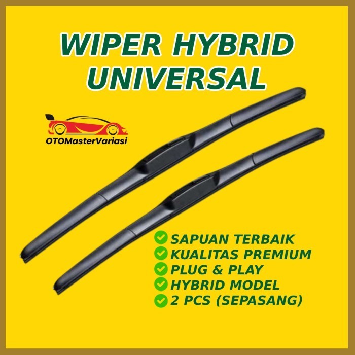 Jual Wiper Hybrid Avanza Xenia Veloz Kaca Depan Mobil Karet Premium Universal | Shopee Indonesia