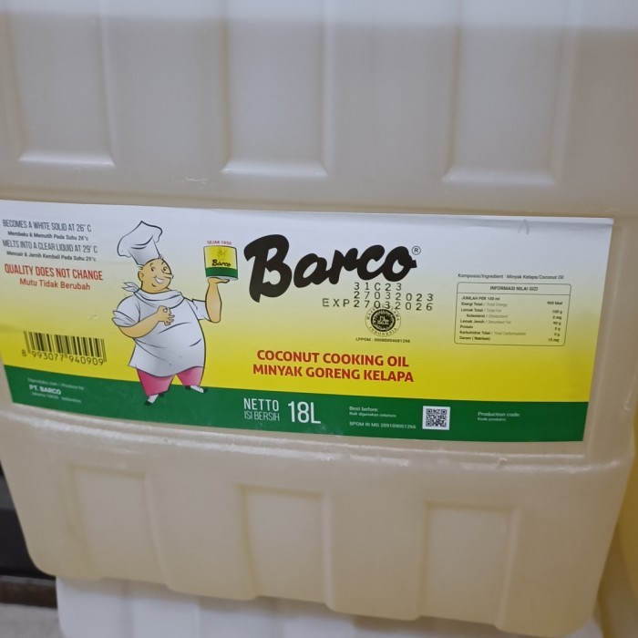 Jual minyak barco 18liter | Shopee Indonesia