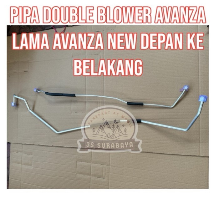 Jual Pipa Selang Ac Mobil Avanza Veloz New Depan Ke Belakang Double Blower (Baru/New) | Shopee ...