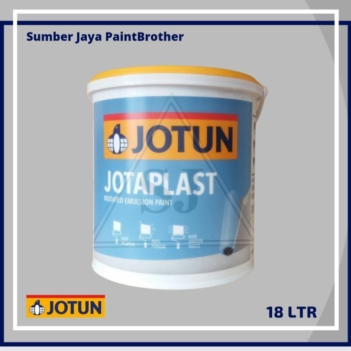 Jual Cat Tembok Jotun Jotaplast 18ltr - Linen Grey S1502-Y50R / 2105 ...