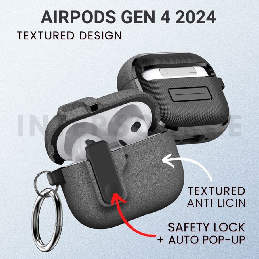 Jual Casing Airpods Gen 4 Gen4 4th Generation Airpod Safety Lock Case ...