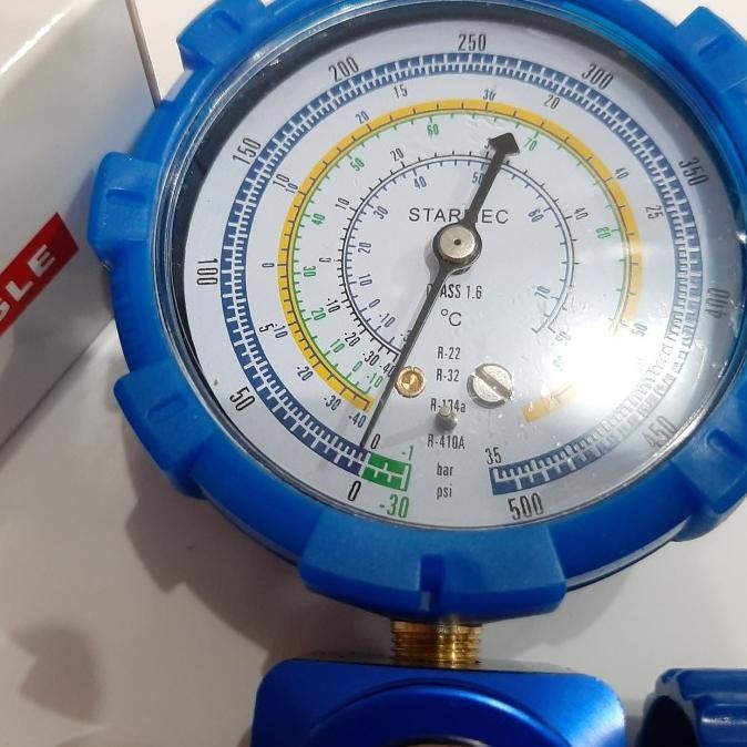 Jual Starmec Manifold Single Multi R410 R32 R22 R134 500Psi Original Dan Terpercaya | Shopee ...