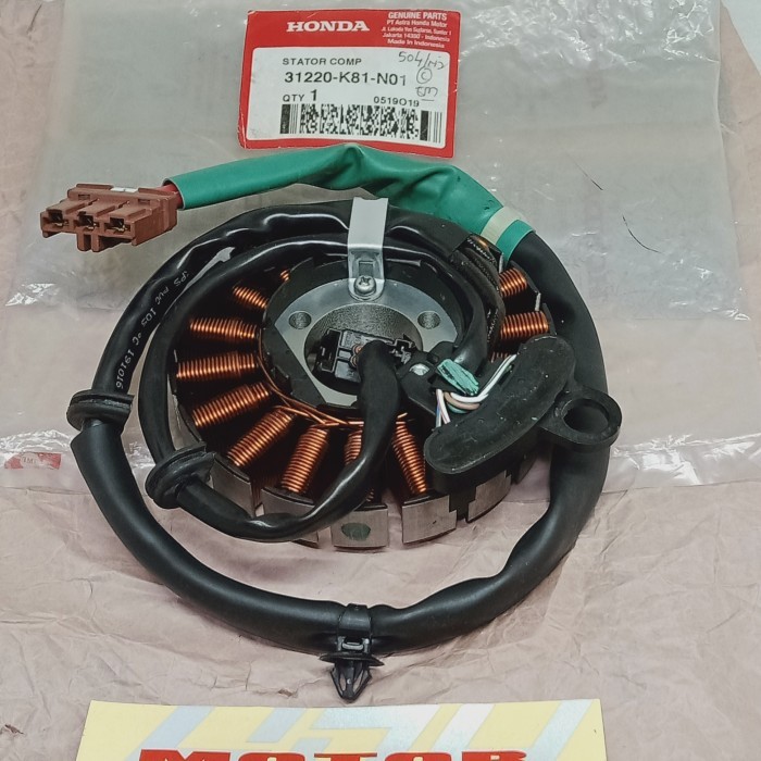 Jual Spul Spull Spol Spool Stator Assy Beat Esp 16 31220-K81-N01 | Shopee Indonesia