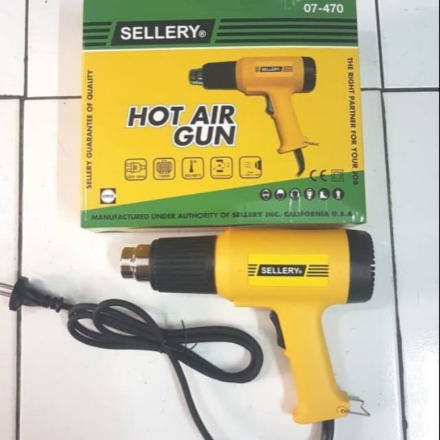 Jual Heat Hot Gun Sellery Kuning HG-500 | Shopee Indonesia