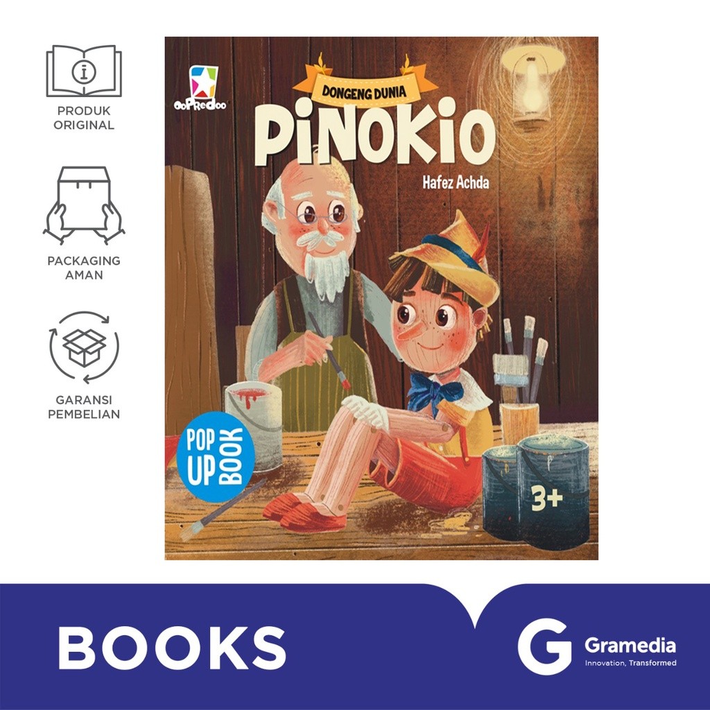 Jual Opredo Pop Up Book Dongeng Dunia : Pinokio (Hafez Achda) | Shopee ...