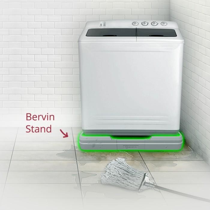 Jual Dudukan Alas Tatakan Roda Mesin Cuci Twin Tub & Top Load | Bervin ...