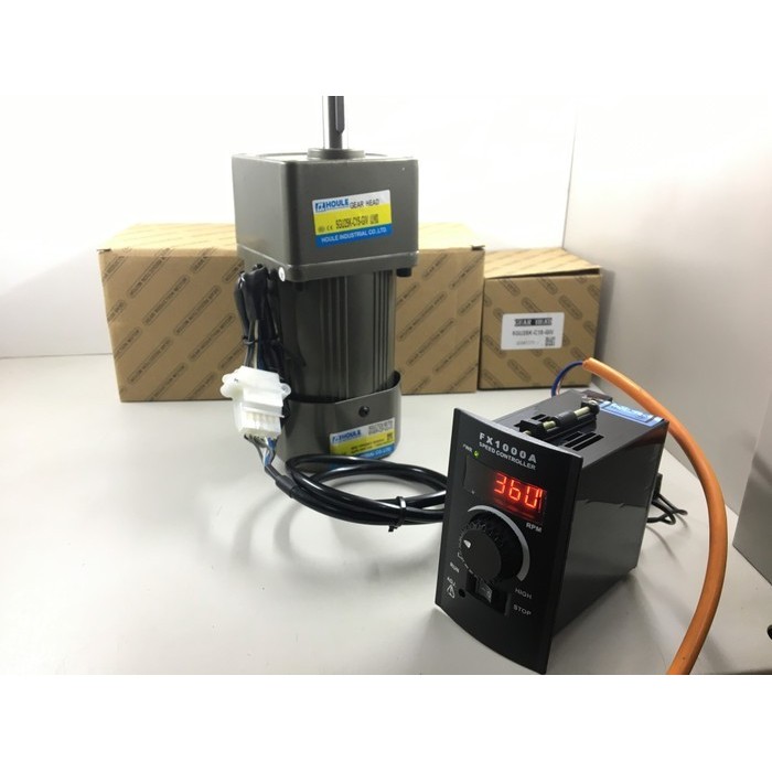 Jual Speed Control Motor Gearbox 90W 220V 1 Phase - Gear Head ...