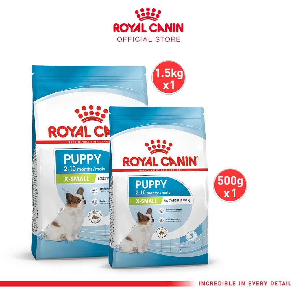 Jual Royal Canin Puppy Xsmall Makanan Anak Anjing Dry 1,5kg + 500gr ...
