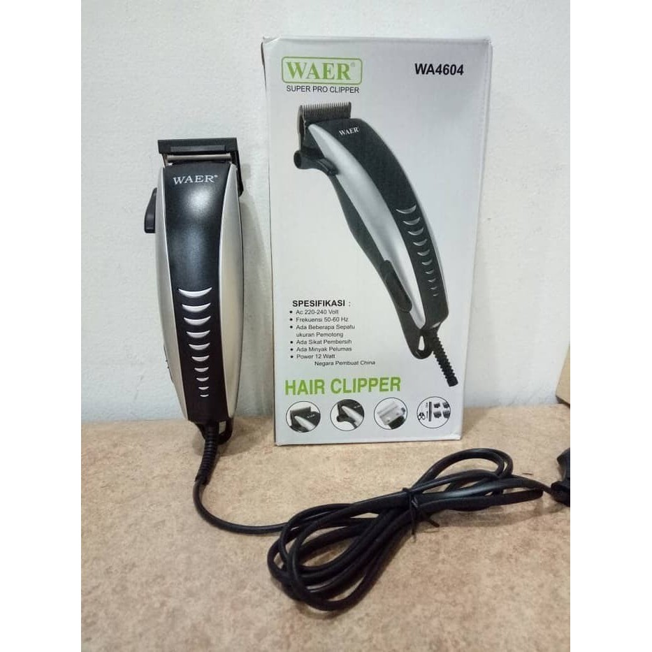 Jual New Collection Alat Cukur Rambut Listrik Waer 4604 Waer 4604 F2X3 ...