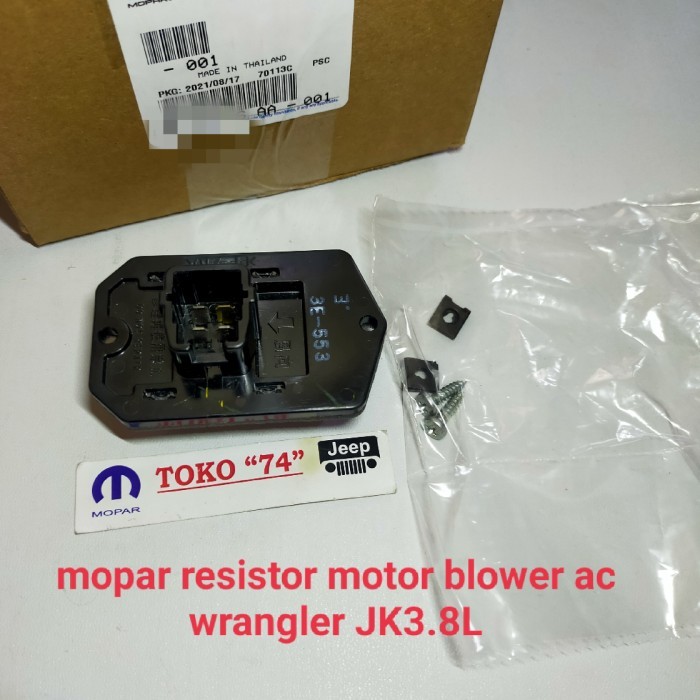 Jual Mopar Resistor Motor Blower AC 3.8L Jeep Wrangler JK 3800cc ...