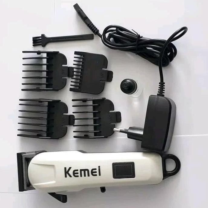 Jual Kemei Km 809A Alat Mesin Cukur Rambut Potong Wireless Hair Clipper Original Dan Terpercaya ...