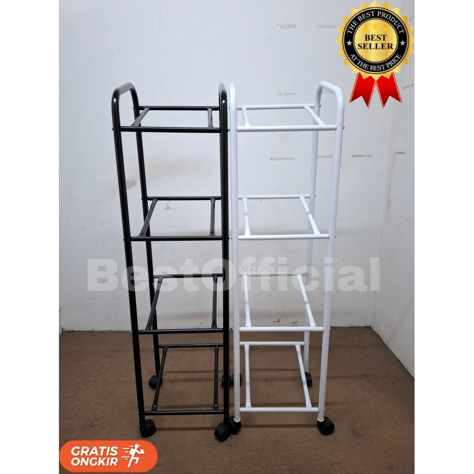 Jual Rak Galon Susun 4 Roda + Bonus Kran 1 / Rak Galon Besi Berkualitas ...