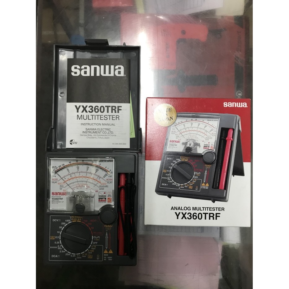 Jual Jual Multi Tester Sanwa Yx360Trf / Multitester Sanwa / Multimeter ...