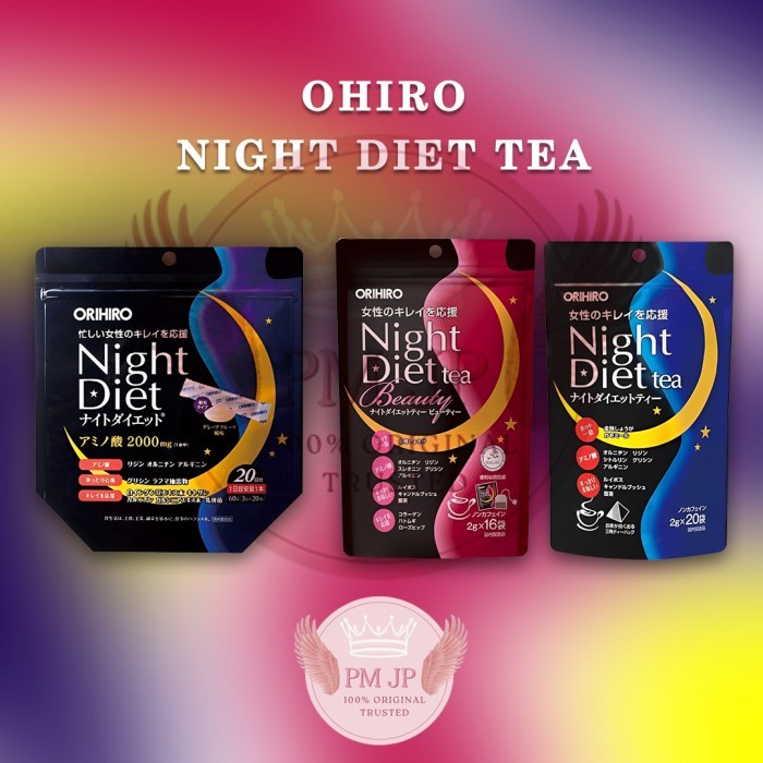 Jual Orihiro Night Diet Tea Original Japan | Shopee Indonesia