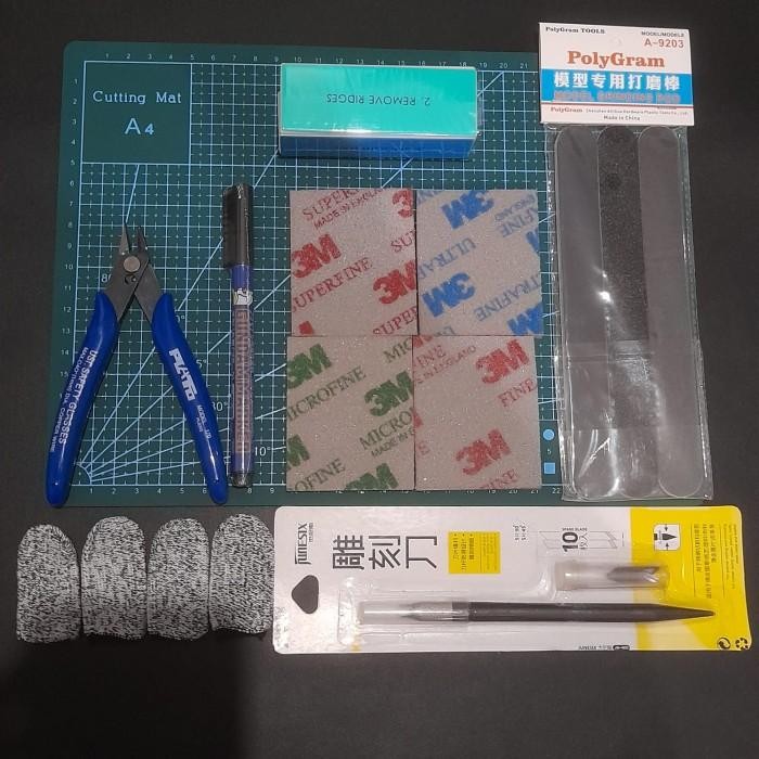 Jual Paket Starter Pack Beginer Rakit Gundam Gunpla Toolkit Tools Set ...