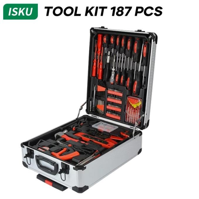 Jual Isku Toolkit Set 187/Kunci Shock Set /Kunci Bengkel Motor Komplit ...
