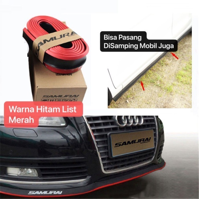 Jual Karet Lips Bumper Mobil AM-77 Bemper Bawah Mobil Samurai Lips Car ...