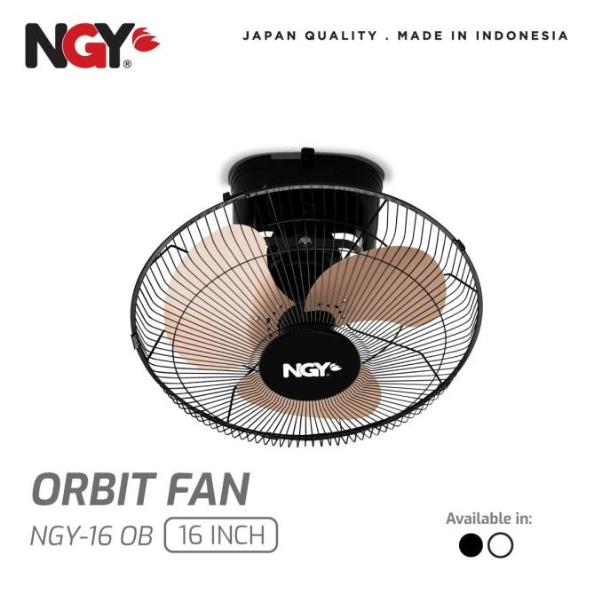 Jual NGY ORBIT FAN / KIPAS ANGIN PLAFON OSCILASI 16 INCH | NG-16OB ...
