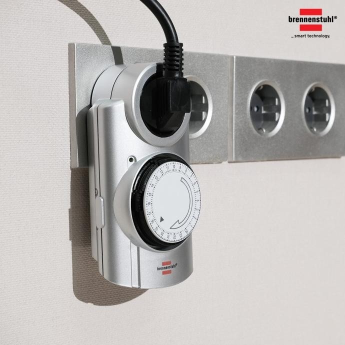 Jual Stop Kontak Timer Terminal Colokan Listrik 1 Lubang Brennenstuhl ...