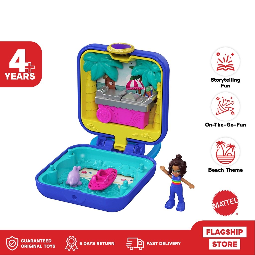 Jual Polly Pocket Tiny Compact (Beach) - Mainan Boneka Anak Perempuan ...