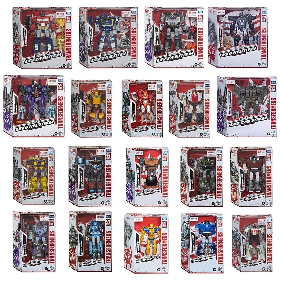 Jual [in-stock] hasbro transformers wfc netflix optimus prime, megatron ...
